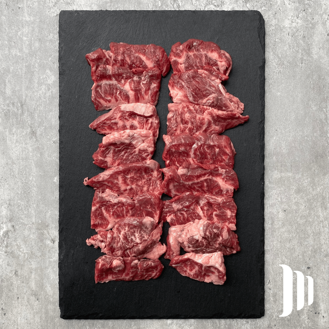 Aus Black Angus Grain-finished: Harami (Outside Skirt) Yakiniku 200g ...